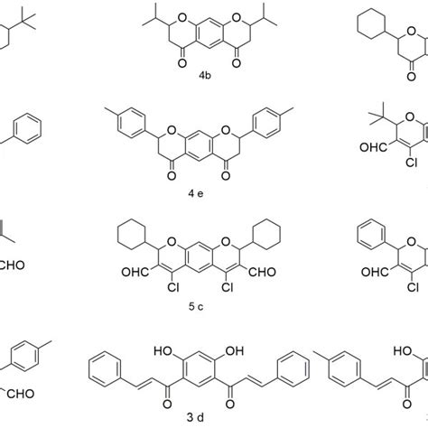 Synthesized 2 8 Dialkylaryl Substituted Of Bis Chromanones 4a E