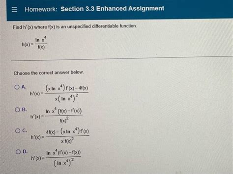 Solved Homework Section 3 3 Enhanced Assignment Find