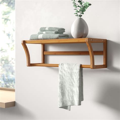 Wall Shelves With Towel Rack At Don Pursel Blog