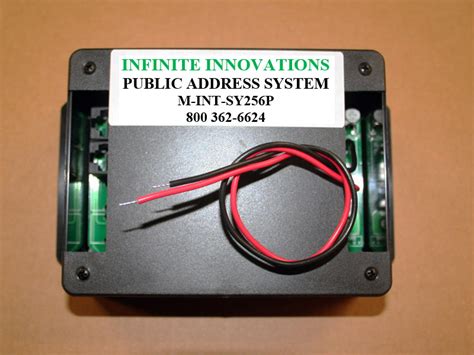 M Int Sy256p Public Address Intercom Assembly