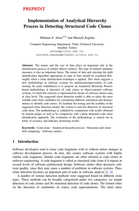 Pdf Implementation Of Analytical Hierarchy Process In Detecting