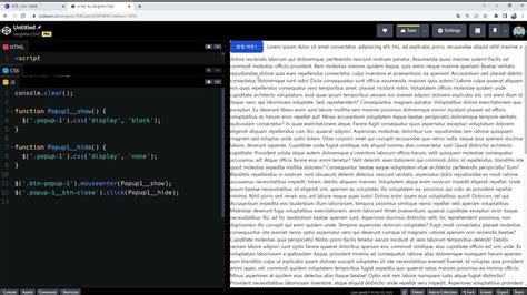 2022 10 25 자바스크립트와 제이쿼리 기초 22강 팝업1 구현 Mouseenter로 팝업열기 Mouseleave로 팝업닫기 Youtube