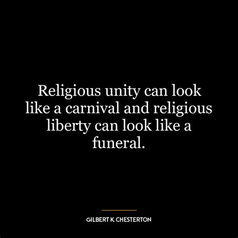 Religious Unity Can Look Like A Carnival And Religious Liberty Can Look