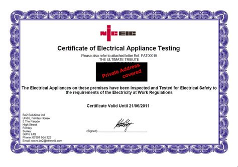 Pat Certificate Template