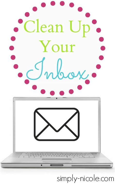 Clean Up Your Inbox In Minutes Or Less Simply Nicole Cleaning Inbox Blog Checklist