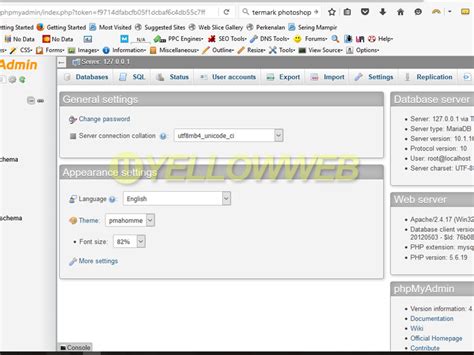 Cara Memberikan Password Phpmyadmin Pada XAMPP Server YELLOWWEB ID