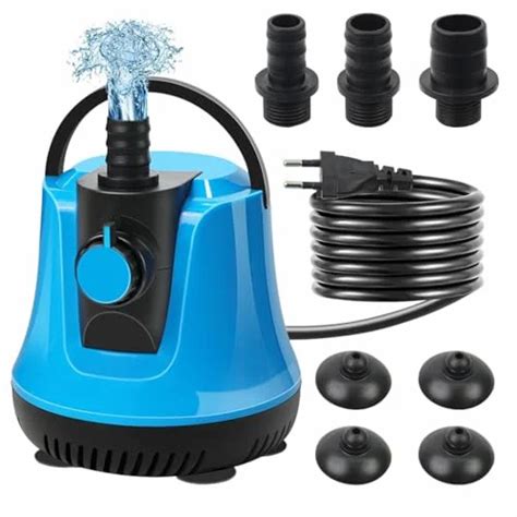 Aquarium Water Pump 85w Quiet Submersible Water Pump With Suction Cup