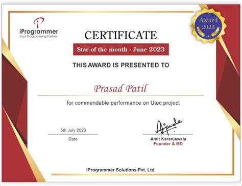prasad patil on linkedin achievementunlocked awardsandrecognition
