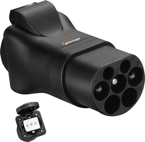 Elektroauto 16a Typ 2 Ladeseitenstecker Auf Schuko Buchse Ev Ladeadapter Amazon De Auto And Motorrad