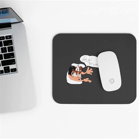 Pizza Tower Game Peppino Awful Grade D Mouse Pads Sold By