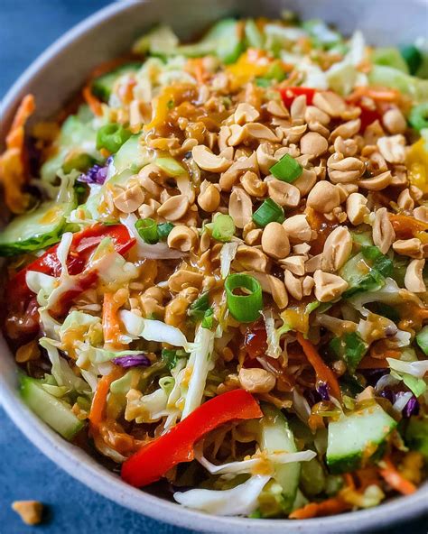 Thai Peanut Salad The Ultimate Fresh And Delicious Dish
