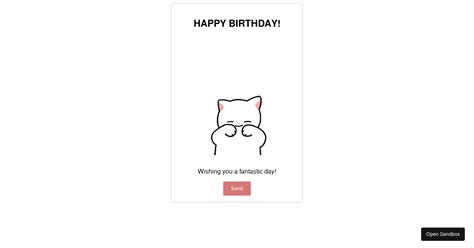 GreetingCard Codesandbox