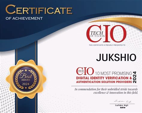 Jukshio Technology Innovation Award Digitalidentity Frauddetection Ai