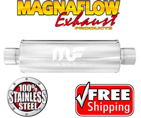 Magnaflow 10426 Stainless Steel Muffler Straight 4 Round Center 25