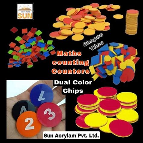 Maths Counter Dual Color For Educational 100 Pieces At ₹ 100piece In
