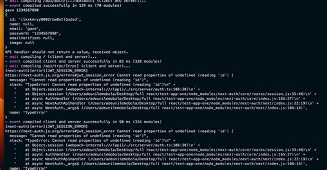 Next Auth Error Jwtsessionerror Theos Typesafe Cult