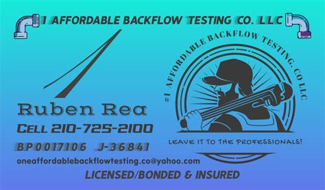Annual Backflow Testing In San Antonio Plumbing