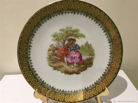 Винтаж ТАРЕЛКА Limoges ФРАНЦИЯ ФАРФОР купить в интернет магазине Ярмарка Мастеров по цене