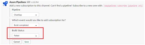 azure pipelines with slack azure pipelines microsoft learn