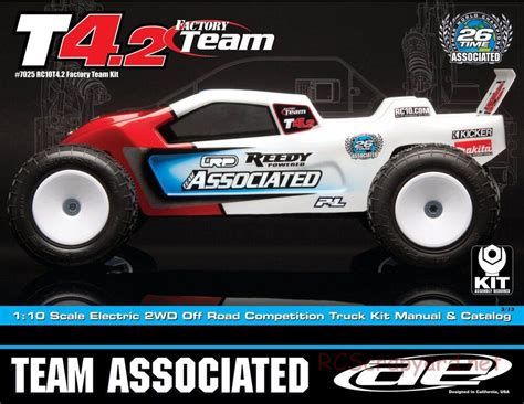 Team Associated Manual Rc10t4 2 Factory Team 7025 • Rcscrapyard Radio Controlled Model