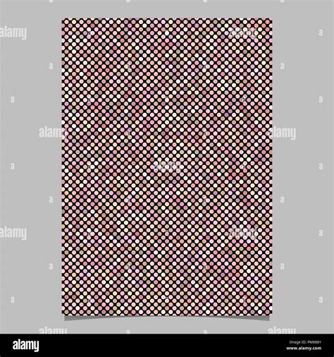 Pink Dot Pattern Brochure Background Vector Stationery Template Design Stock Vector Image