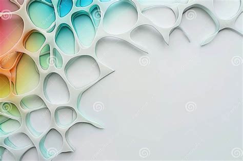 3d rendering of a colorful and complex organic structure made of