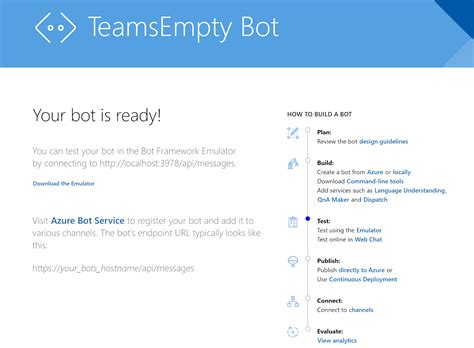 step by step configure bot to work in teams and with microsoft graph