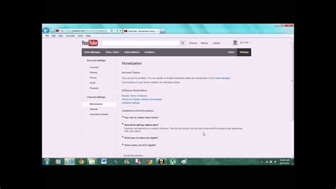 How To Apply To Google Adsense Through Youtube YouTube