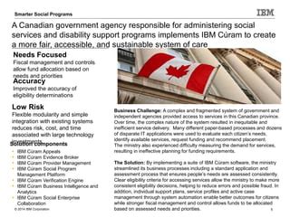 IBM Cúram Case Studies ODP