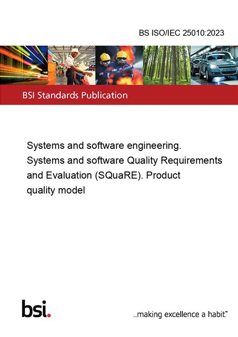 Bs Iso Iec 25010 2023 Systems And Software Engineering Systems And Software Quality