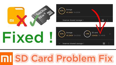 Fix SD Card Problem In MI Phones And Android Fixed Corrupted SD Card Without PC Sdcard Mi