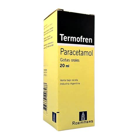 Paracetamol Termofren Para Niños Dosis Administración Y Seguridad
