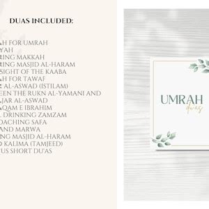 Umrah Flashcards Printable Umrah Guide Pdf Umrah Dua Cards Umrah