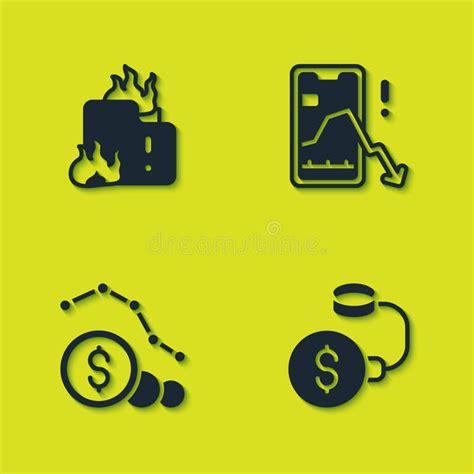 Set Fire In Burning House Debt Ball Chained To Coin Dollar Rate