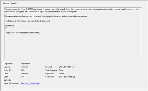 Windows High CPU Usage With EvntAgnt Warning Event ID In Event Log Evotec