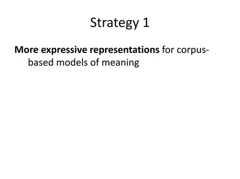 Ppt The Interface Between Model Theoretic And Corpus Based Semantics