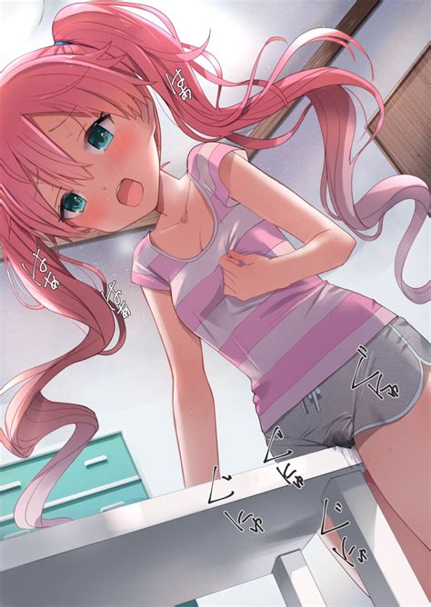 Natsushima Memo Original Commentary Request 1girl Aqua Eyes Blush