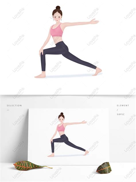 만화 스포티 한 소녀 문자 Png 요소 일러스트 Png 및 벡터 이미지 무료 다운로드 Lovepik