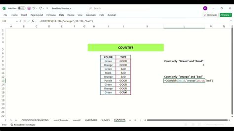 📊 How To Use Countifs In Excel ⚡ Youtube