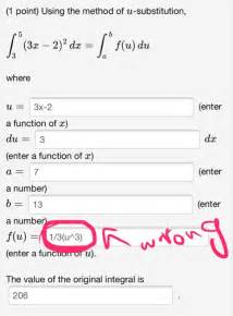 solved using the method of u substitution integral 5 3