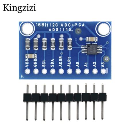 16 Bit I2c Ads1115 Módulo Adc 4 Canais Com Amplificador De Ganho Pro