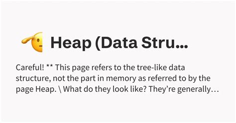 Heap Data Structure