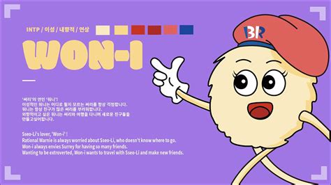 배스킨라빈스 캐릭터디자인 On Behance