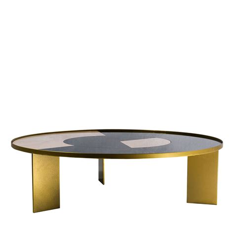 Yso Low Round Coffee Table By Sapiens Design Pollini Home Artemest