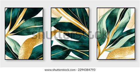 Set Three Abstract Art Vector Illustrations 库存插图 2294384793 Shutterstock
