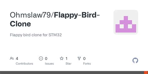GitHub Ohmslaw Flappy Bird Clone Flappy Bird Clone For STM