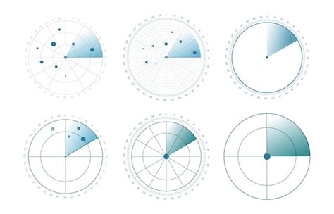 Premium Vector Radar Screen Background Vector Sonar