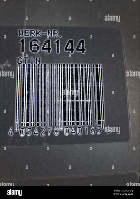 Barcode Identification Identification Par Code Barre 07 09 2017 Stock Photo Alamy