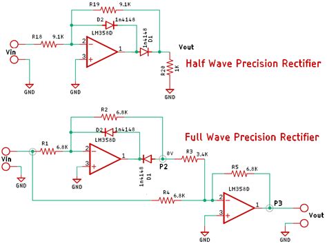 Precision Rectifier Circuit Diagram Accurate Rectifier Circu