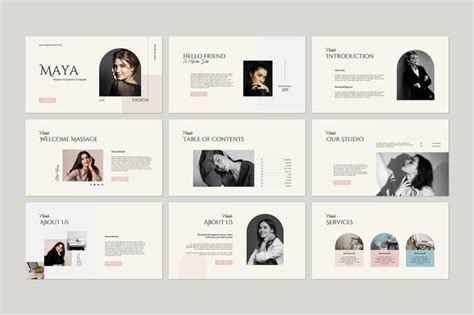 maya powerpoint presentation template incl business and colorful envato